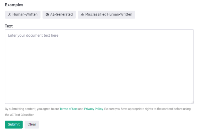 AI Text Classifier (Open AI) | Botobo