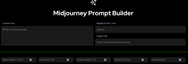 Midjourney Prompt Builder - сервис с искусственным интеллектом | Botobo